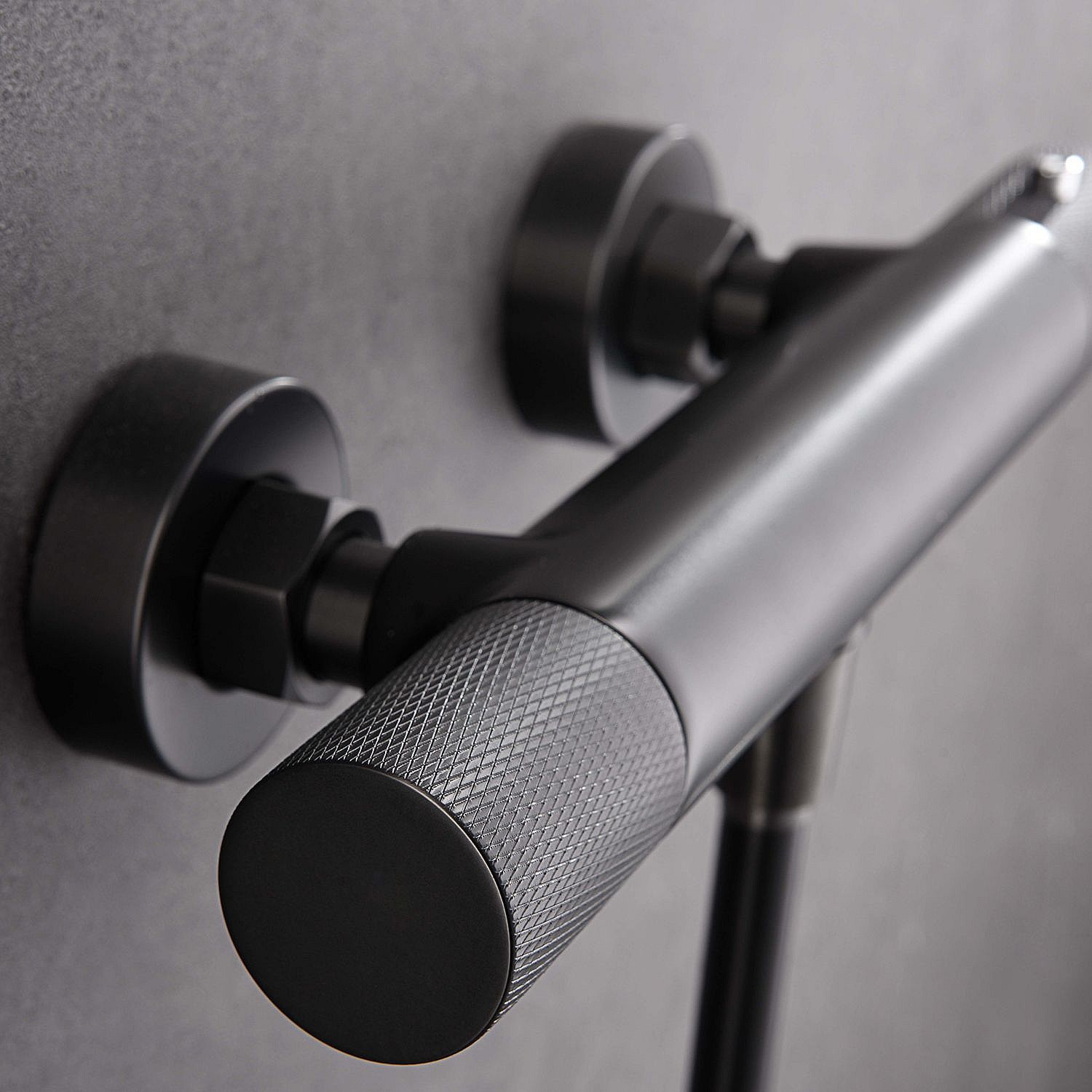 Ensemble de douche Thermostatique IMEX LINE BTD038-5 BGM Black Gun Métal