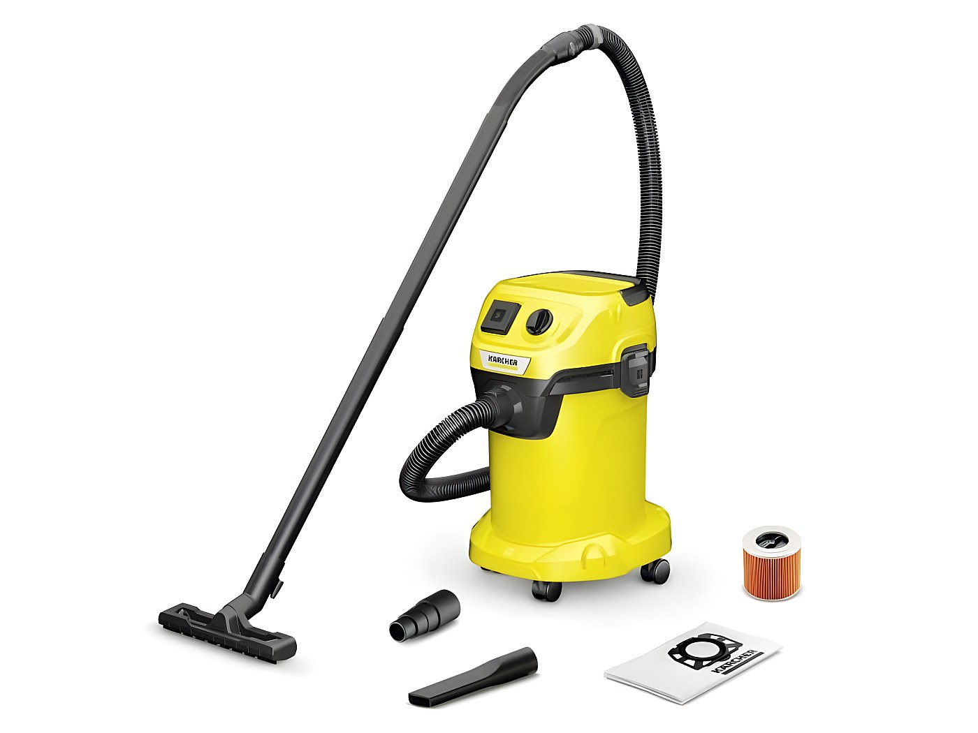 Water- en Stofzuiger WD 3 P V-19/4/20 - Polypropyleen Tank 19 L - 1000W ...