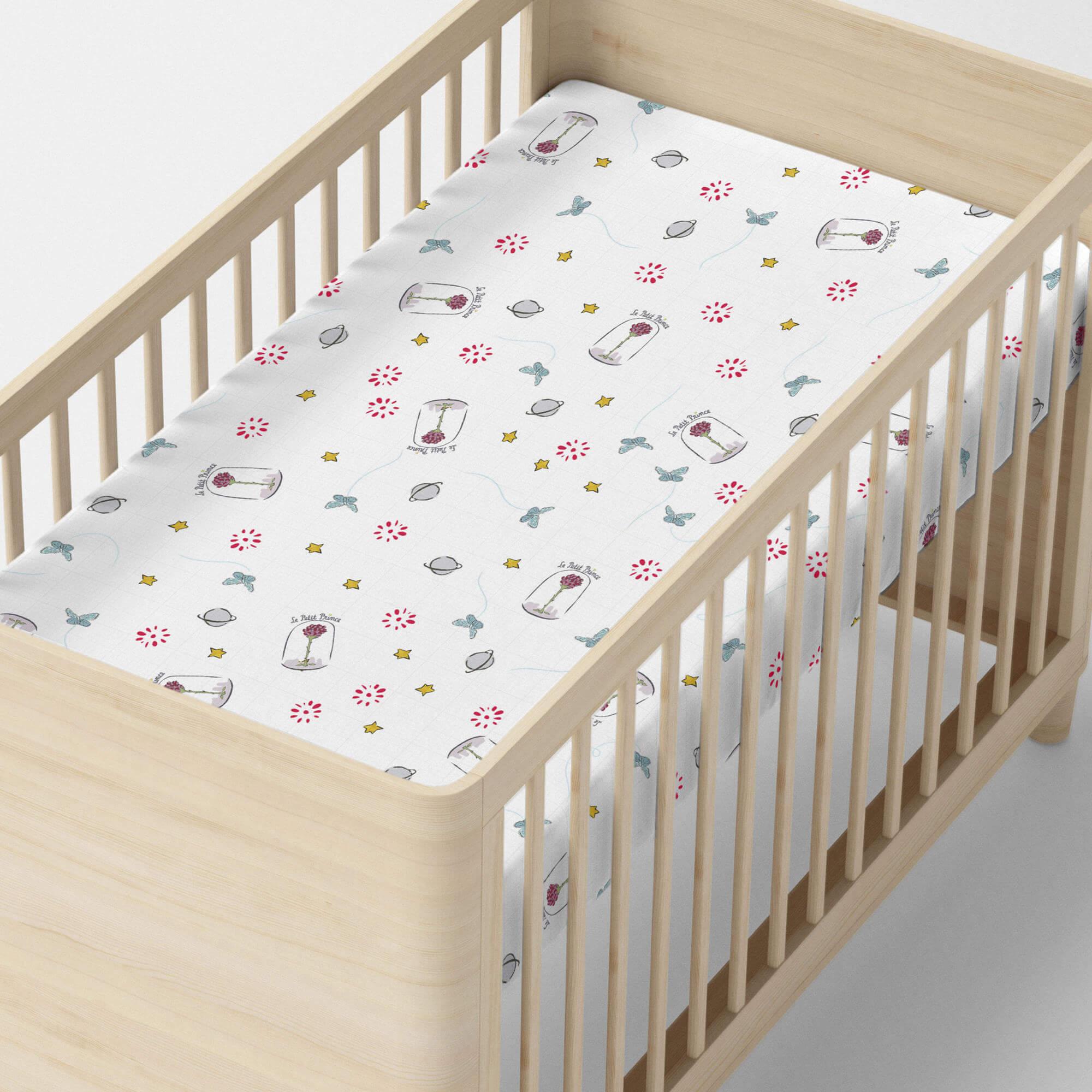 Drap Housse Lit Bébé 70x140 Cm Campagne