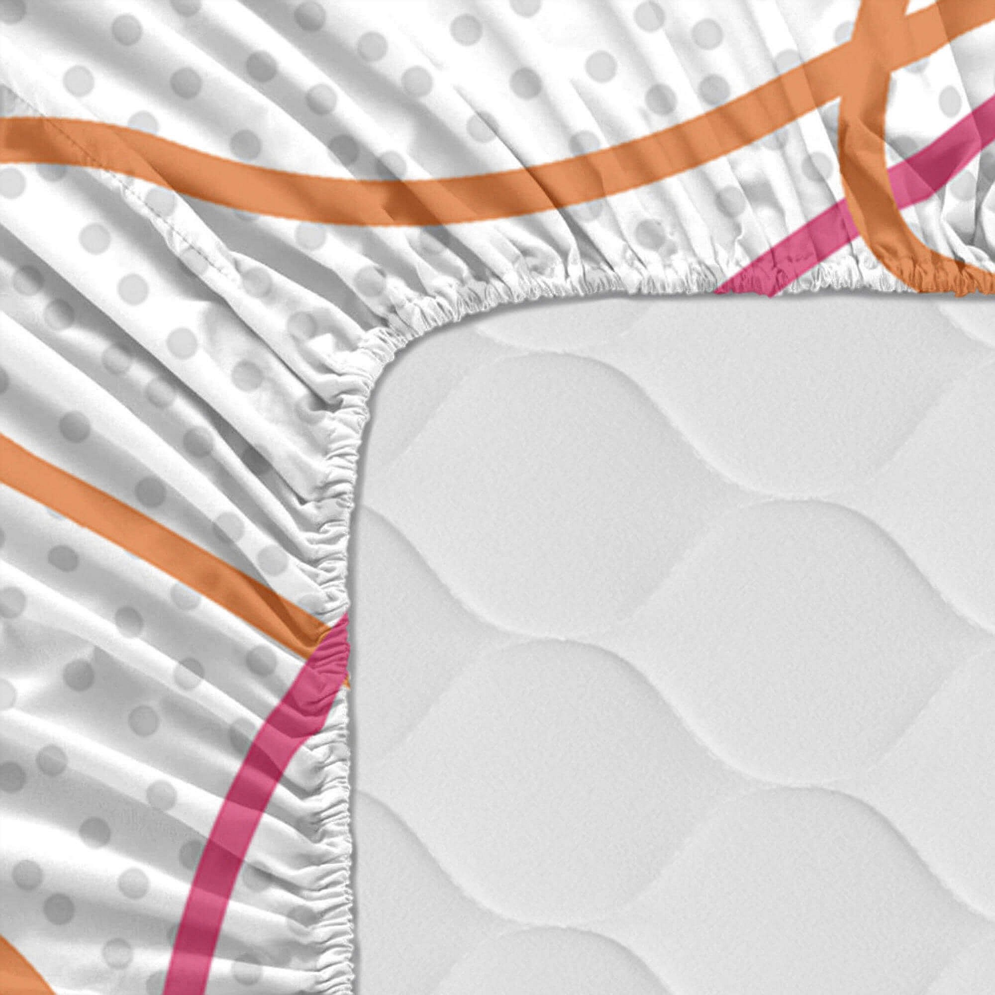 Drap-housse Berceau 60x120 cm Cat & mouse