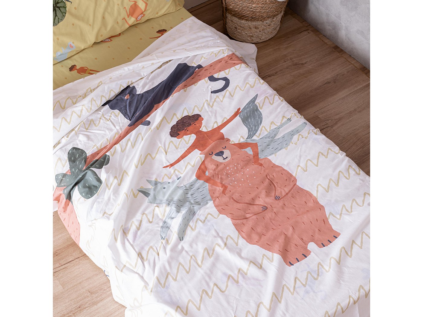 Parure drap 180x270 cm Jungle life