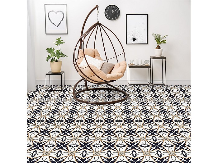 Sticker Sol avec laminat de Protection en Plastique Anti-dérapant ...