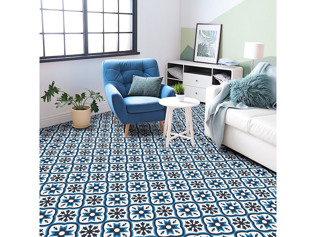 Sticker Sol avec laminat de Protection en Plastique Anti-dérapant ...