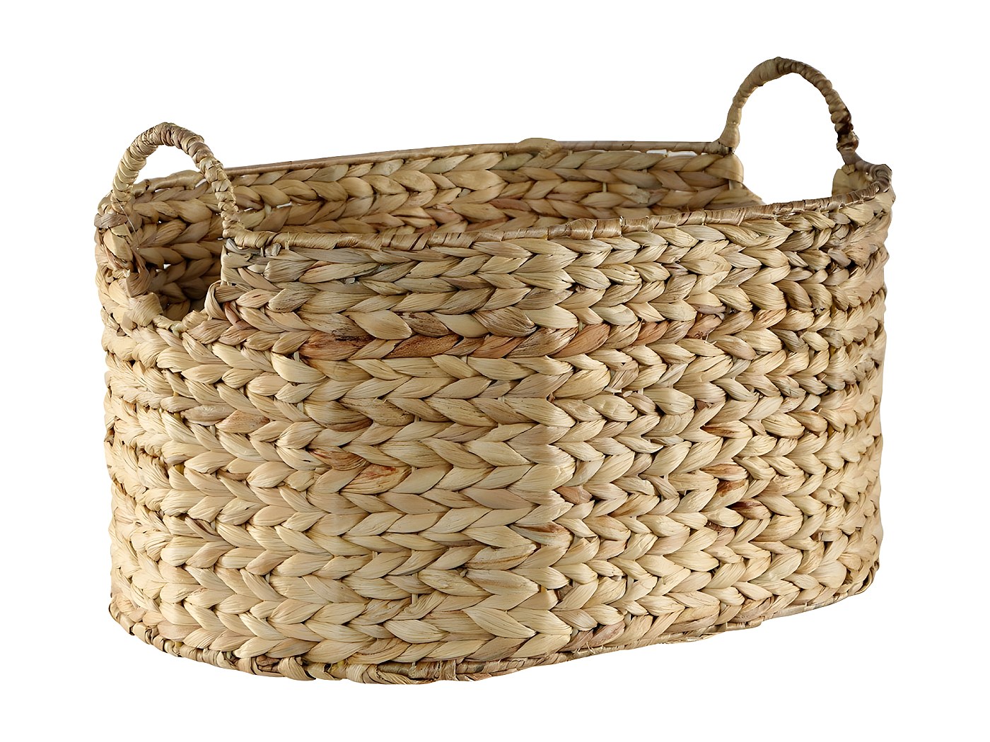 Grote mand van waterhyacint - H26 cm