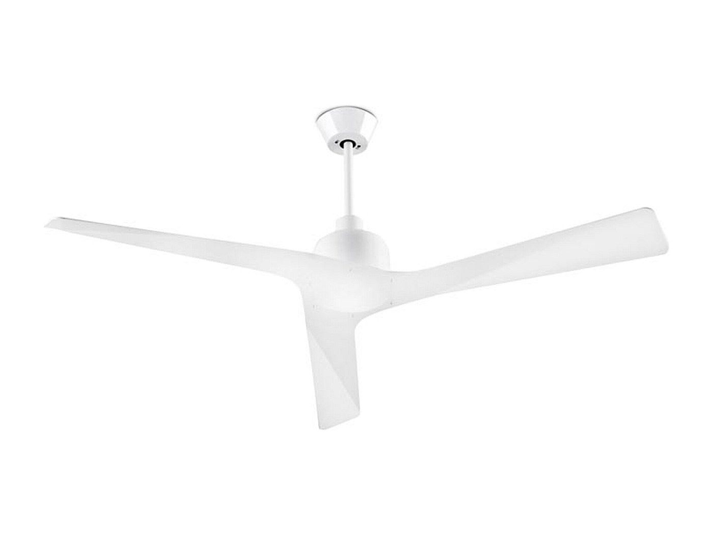 Ventilatore di tetto bianco senza luce modello MOGAN FORLIGHT