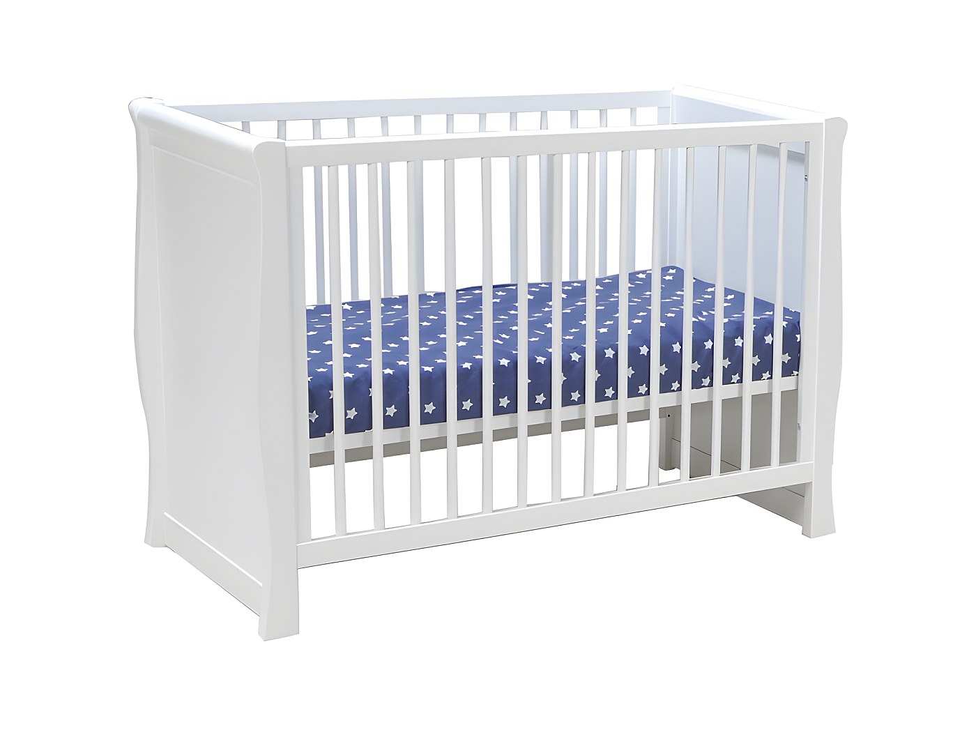 Lit bébé 60x120 Teddy - Blanc