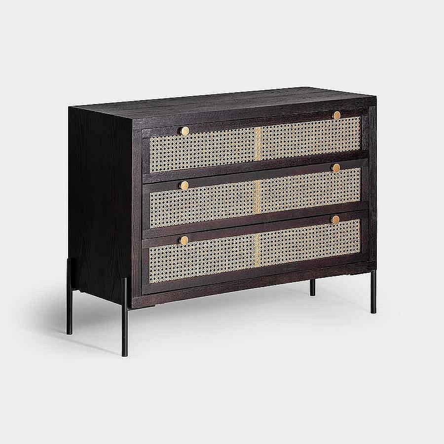 Modèle confortable KENYA couleur noire avec tiroirs grille Burkina