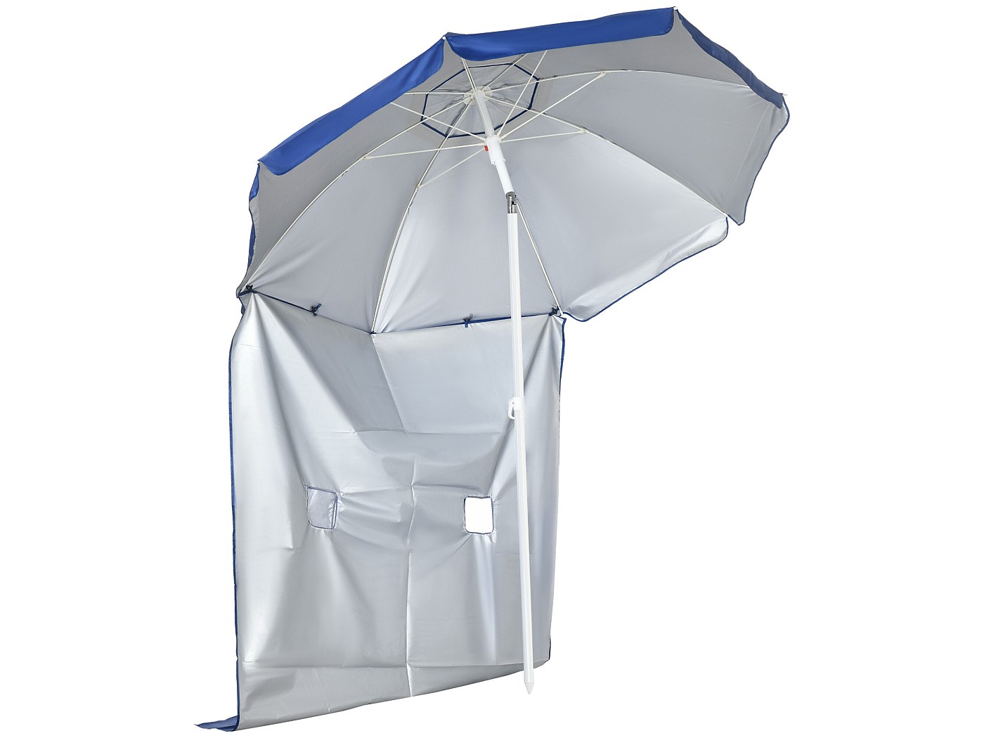 Sombrilla de playa 191x191x211cm azul 84D-219V00DB