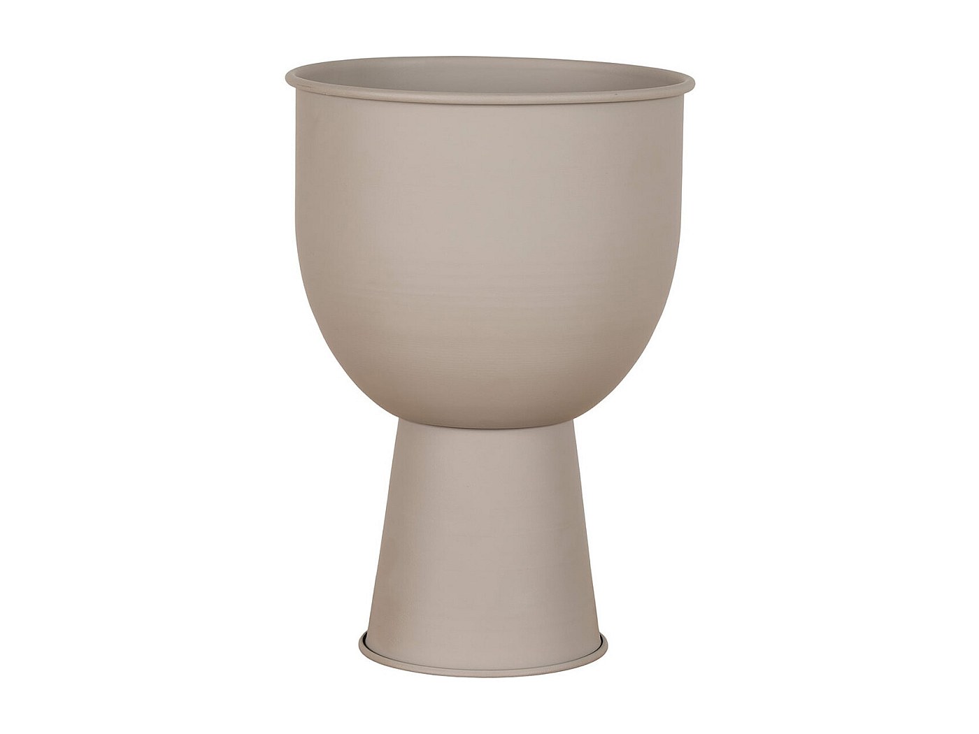 AVURT - Cache-Pot sur Pied en Métal Greige