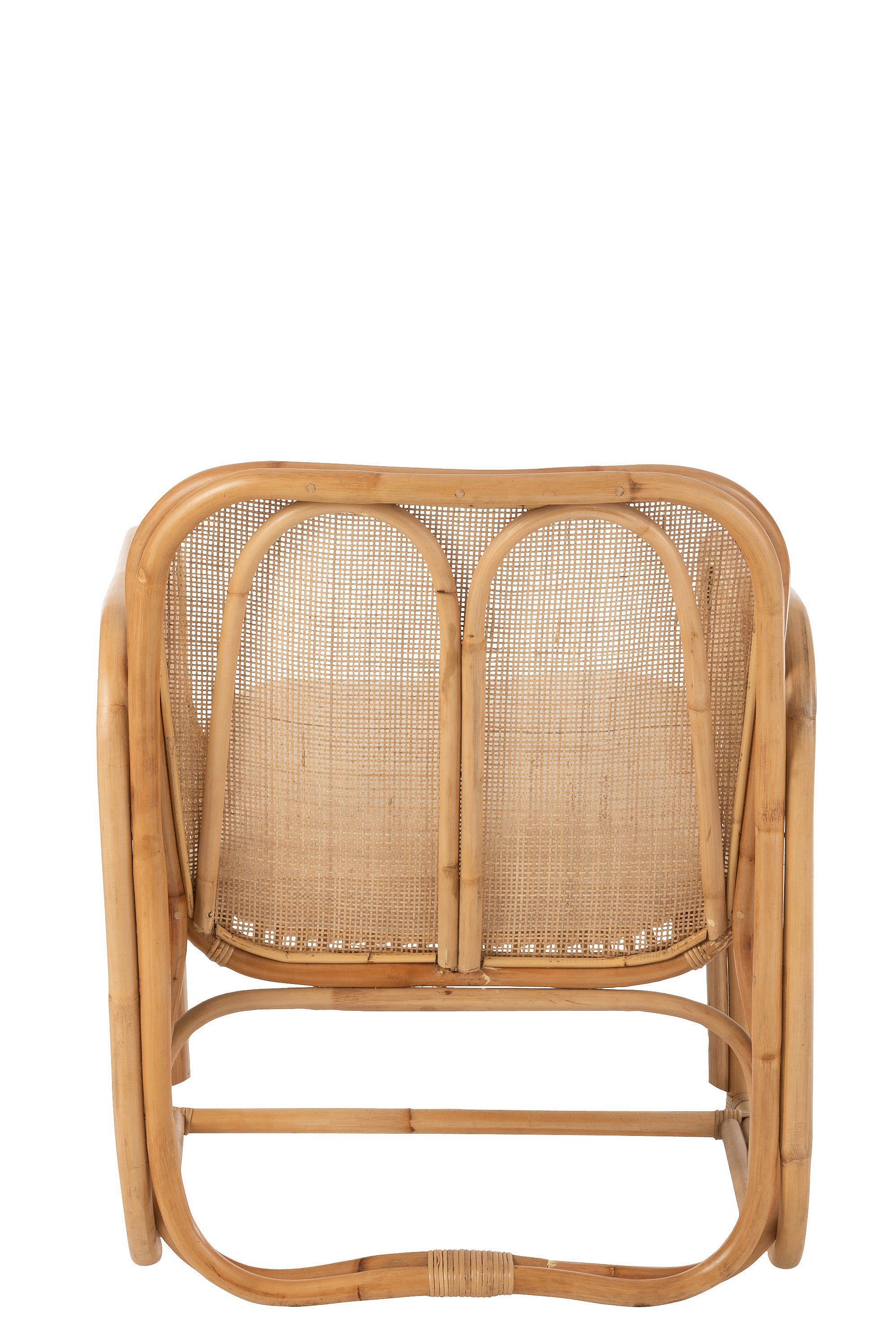 Chaise + coussin casablanca rotain naturel