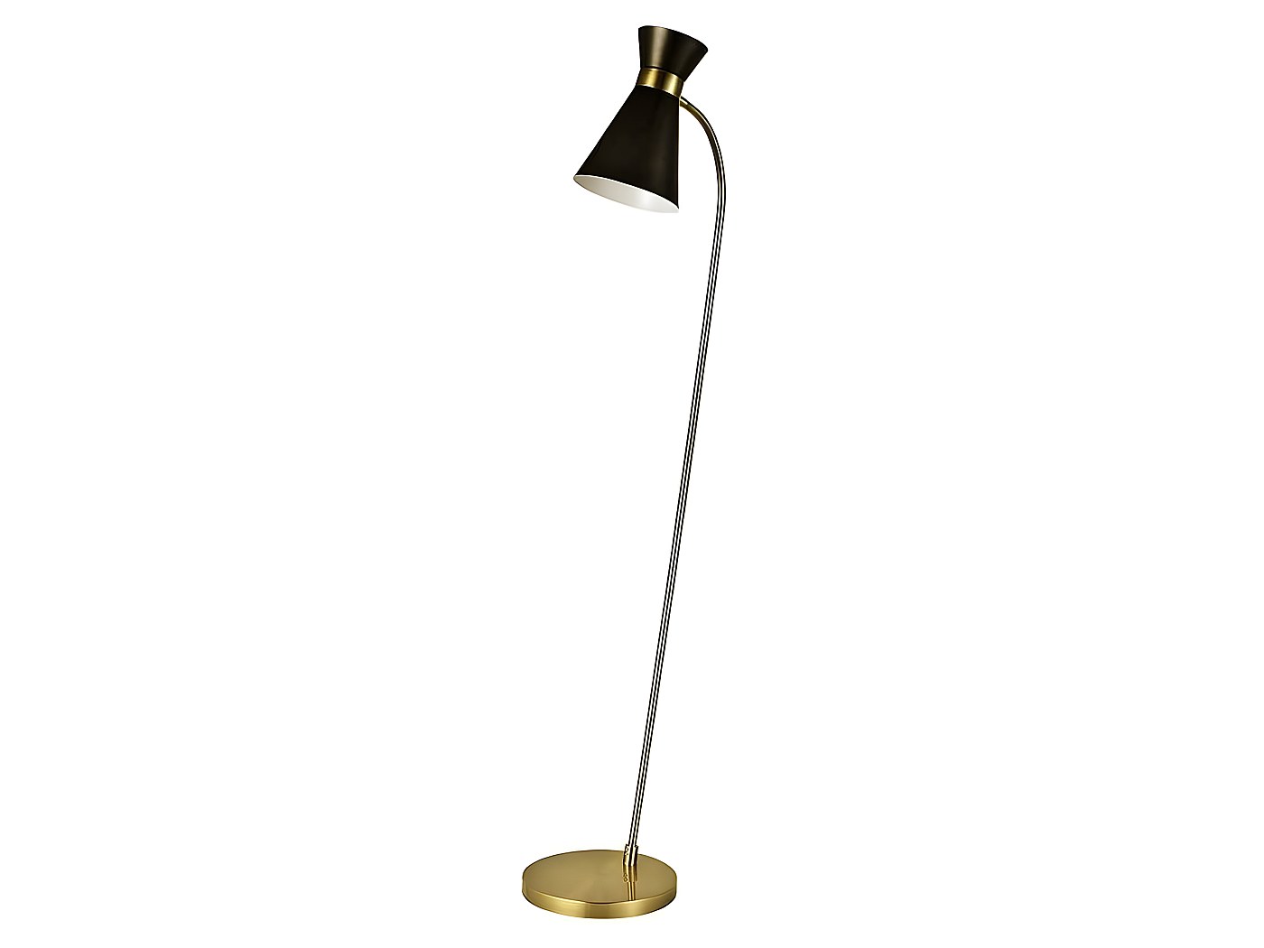 Lampe sur pied modèle PETRA or réglable FABRILAMP