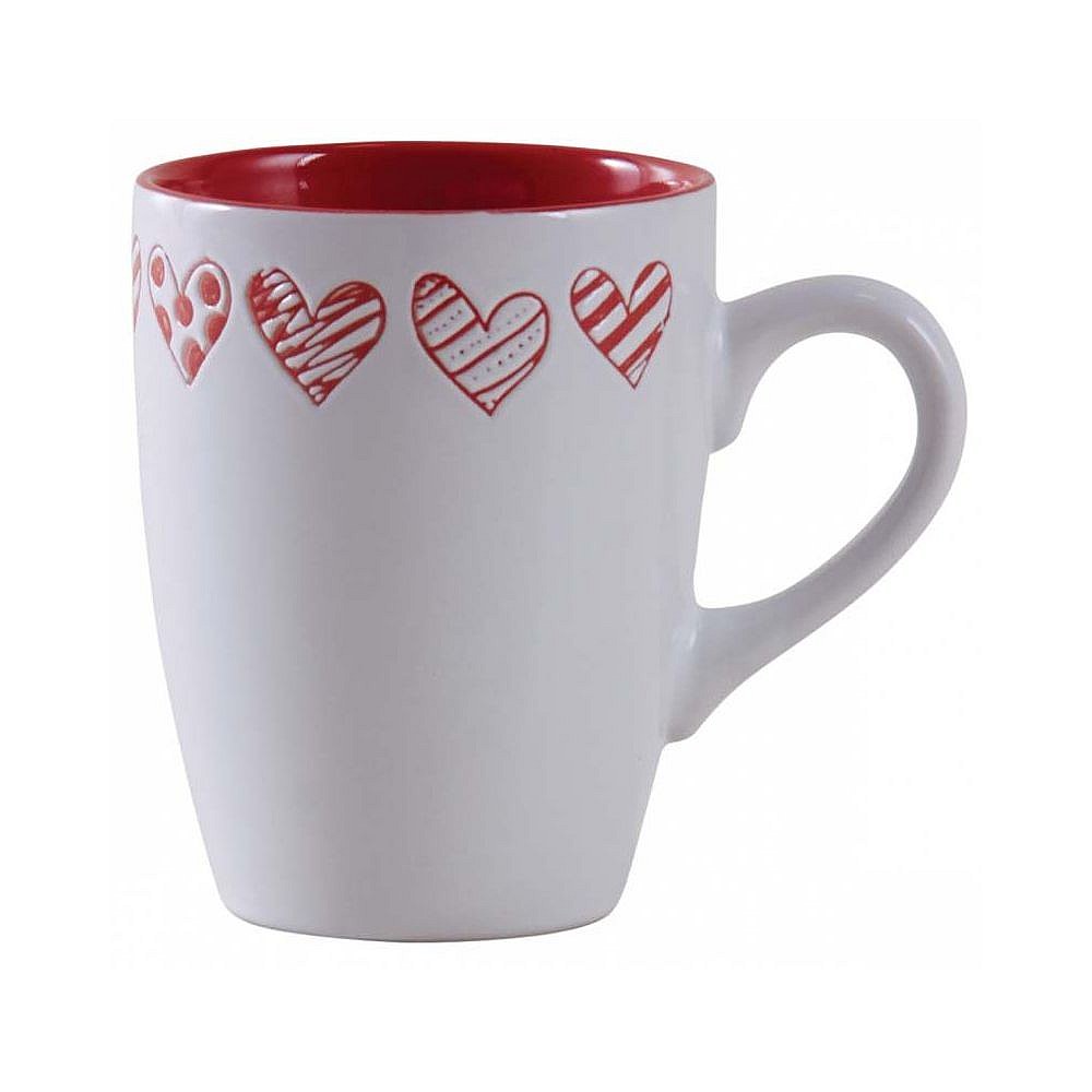 Tasse coeur rouge
