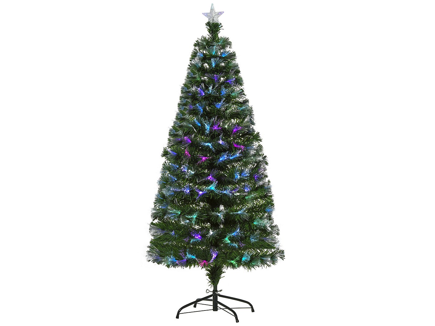 Árbol de navidad verde 74x74x150 cm HOMCOM