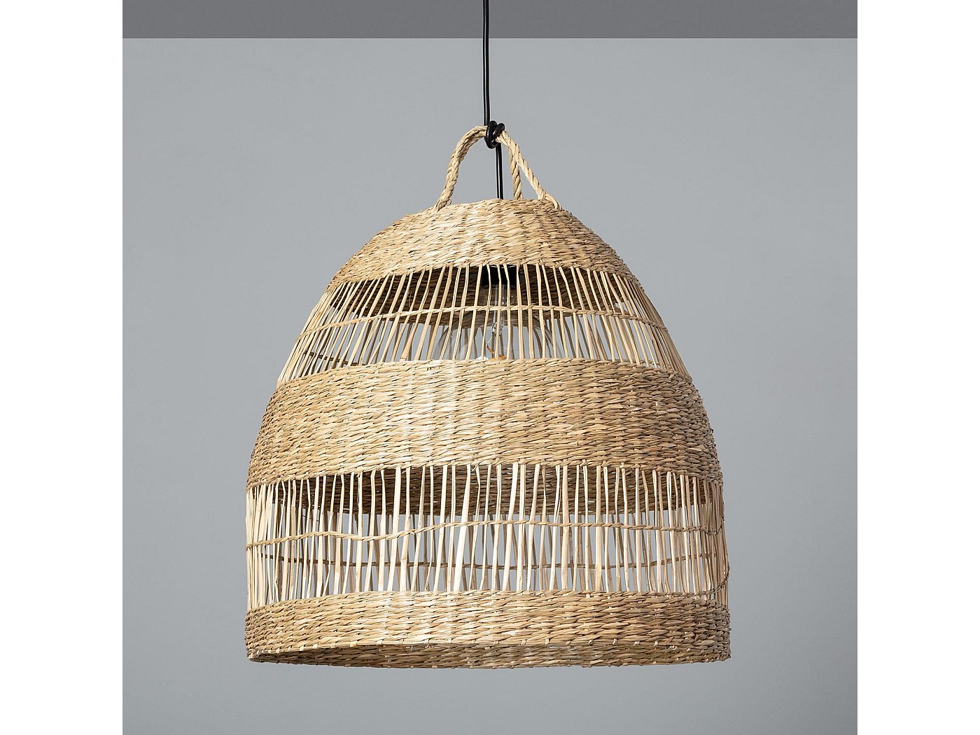 Iluzzia Suspension Fibres Naturelles pour Extérieure Big Sami Ø450 mm ILUZZIA Noir d'Extérieur