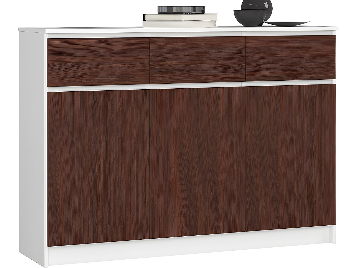GRACE - Buffet style moderne salon - 140x99x40 - 3 portes+3 tiroirs