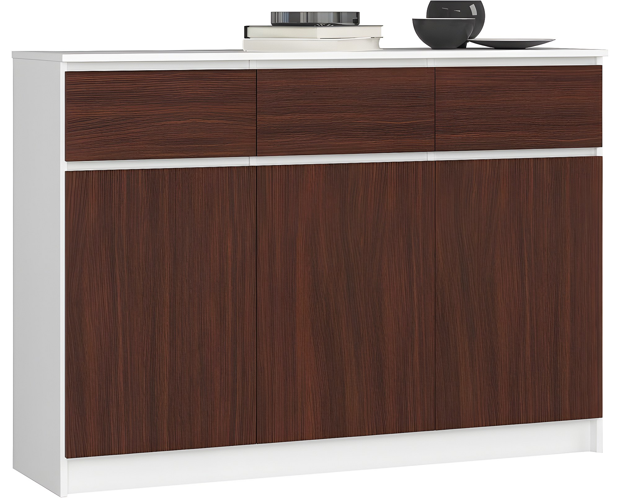 GRACE - Buffet style moderne salon - 140x99x40 - 3 portes+3 tiroirs