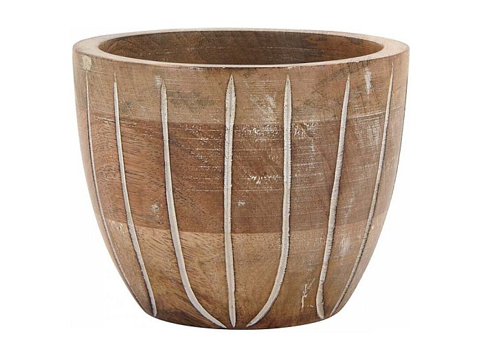 Maceta de mango con pátina 15 cm