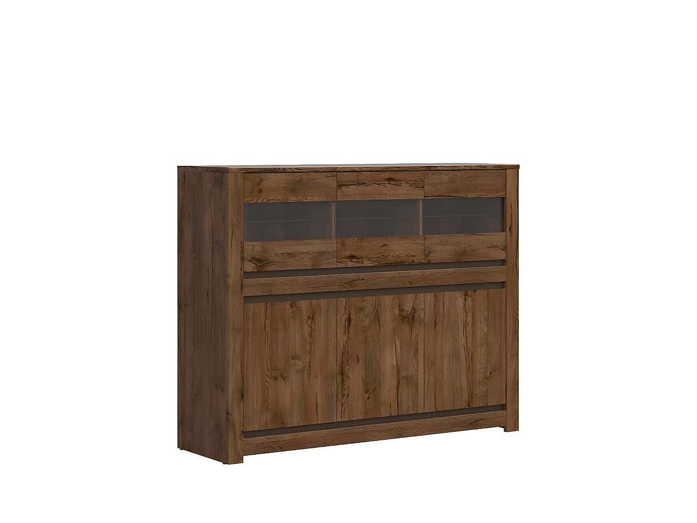 KALIA - Buffet style classique salon/salle à manger - 149x120.5x45.5 ...