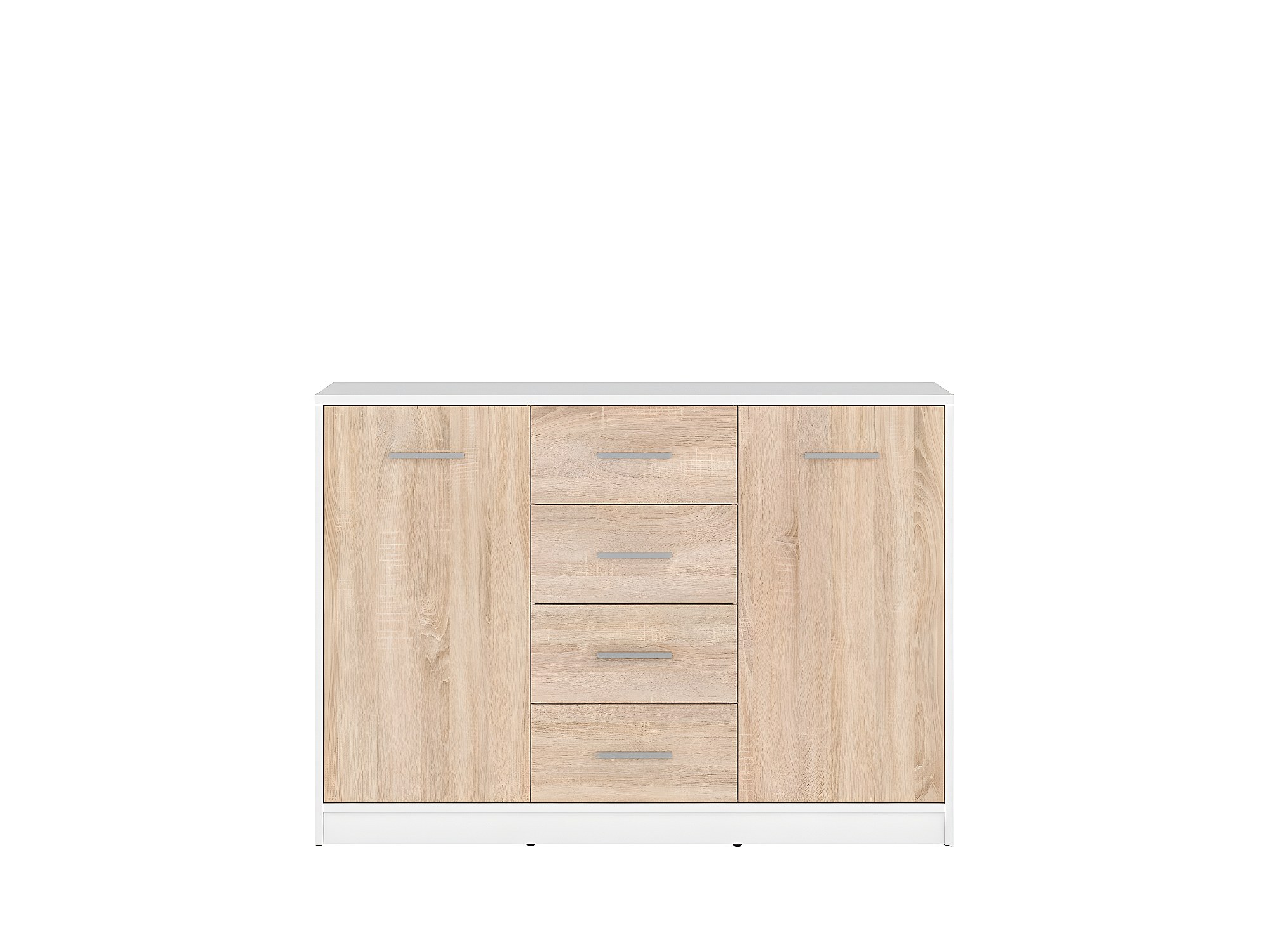 AGATTA | Commode salon chambre | Style scandinave | Dimensions 118 ...