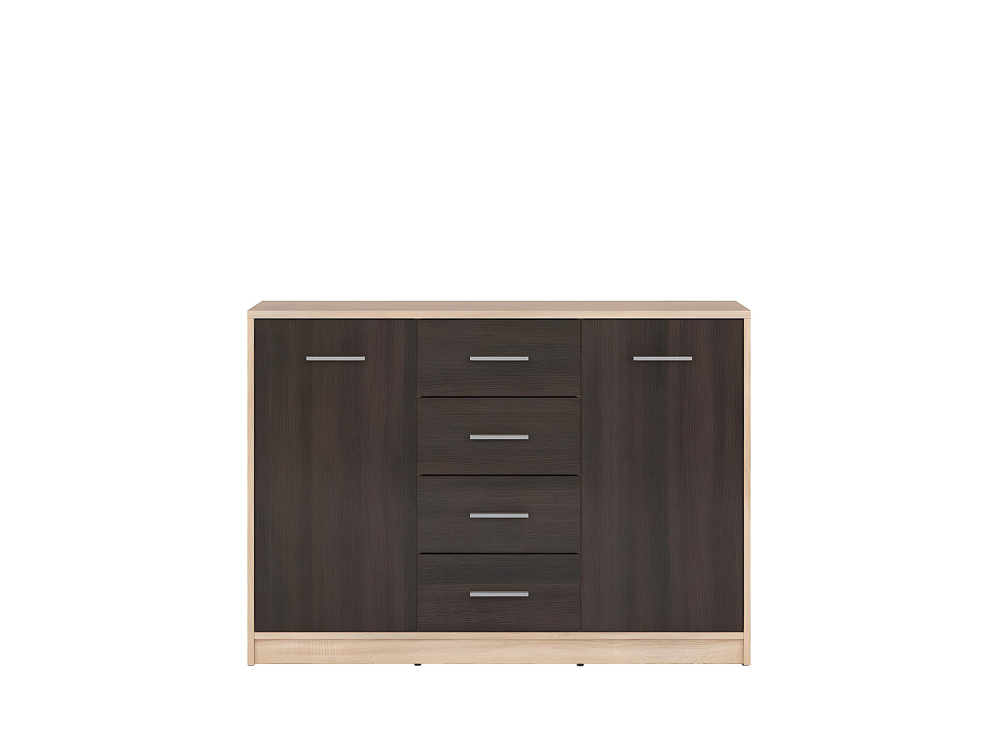 AGATTA | Commode salon chambre | Style scandinave | Dimensions 118 ...