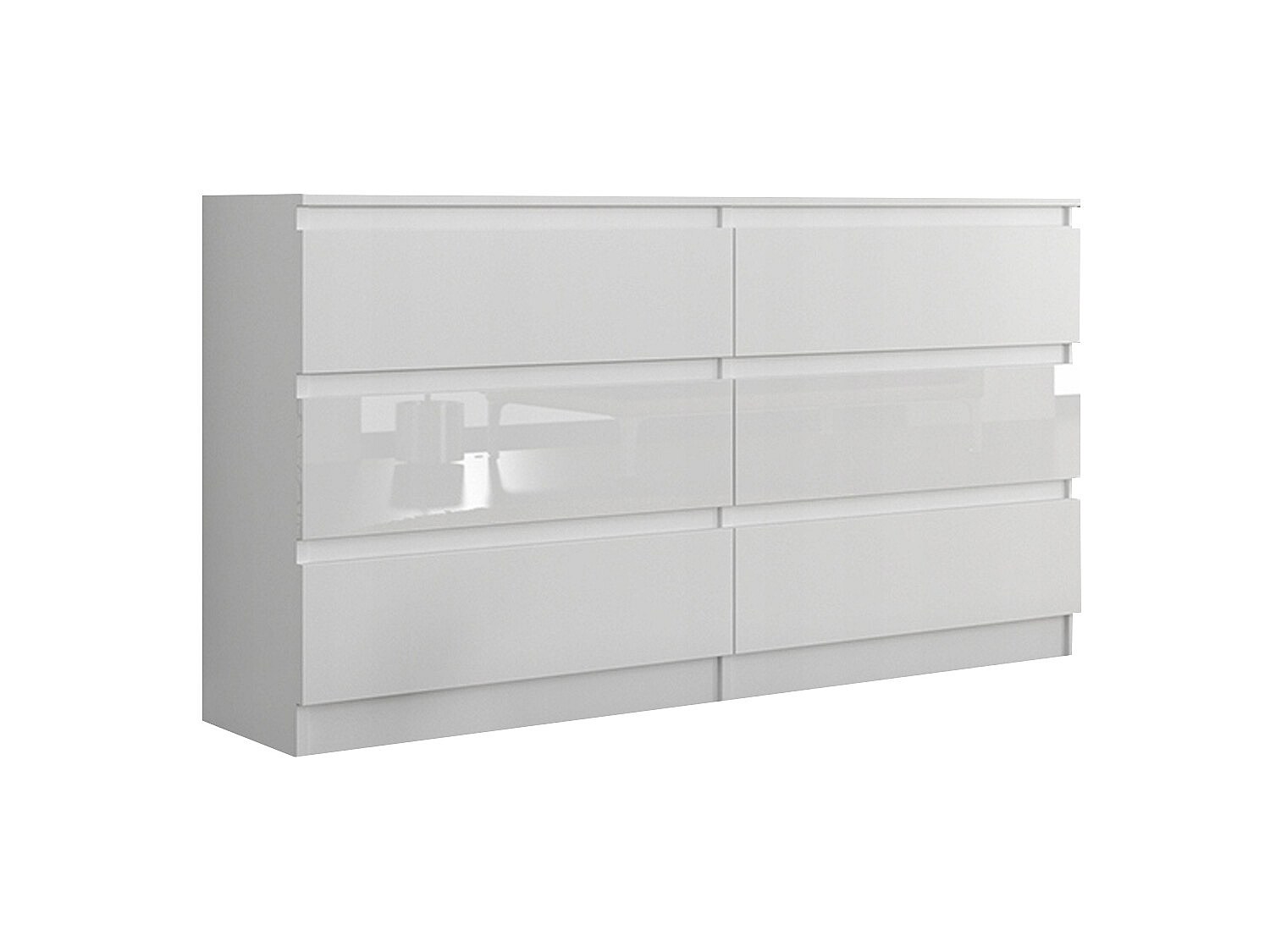TROGIR W2 | Commode contemporaine chambre salon bureau | 120x30x76 | 6 ...