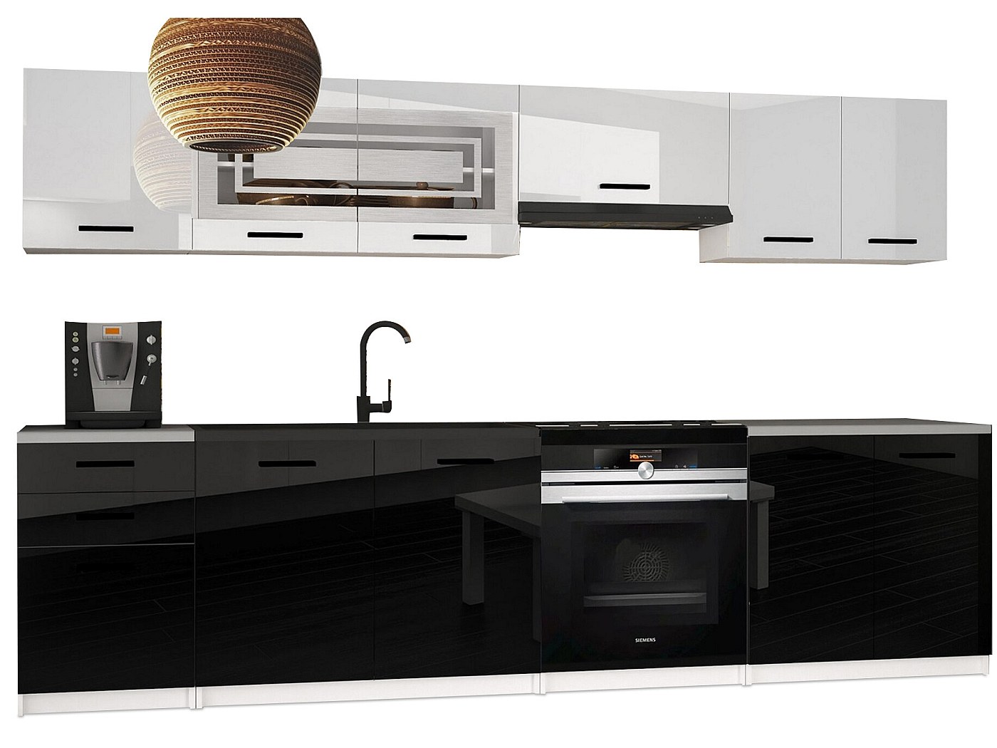 TAHLIA - Cuisine complète L240 cm - Cuisine droite 7 pcs - Plan de ...