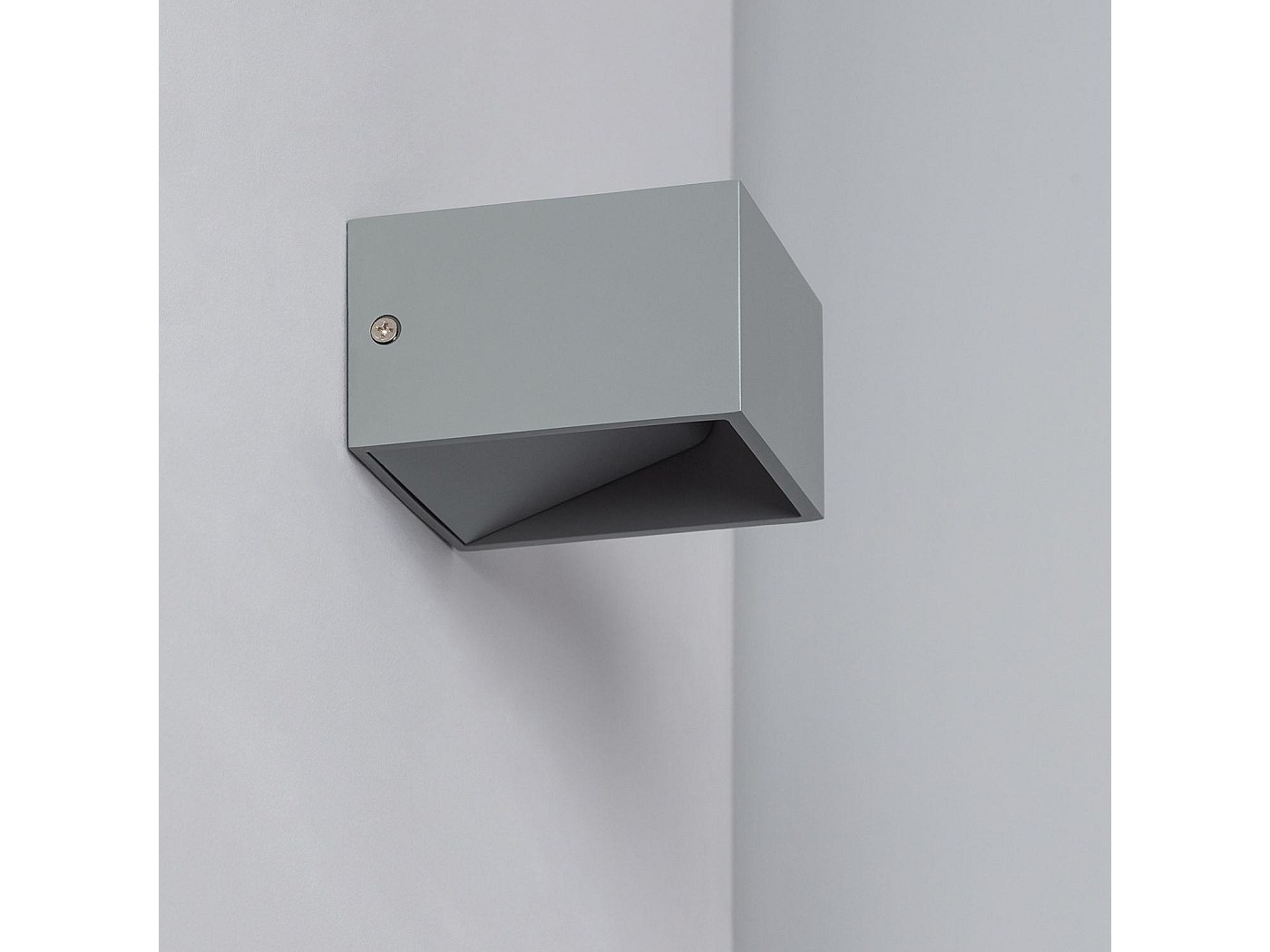 Applique LED Lico 6W Doppia Luce Grigia Bianco Caldo 2800K - 3200K