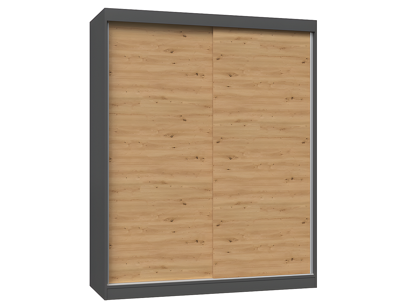 PAOLO - Armoire penderie à 2 portes coulissantes - Largeur 160 cm ...