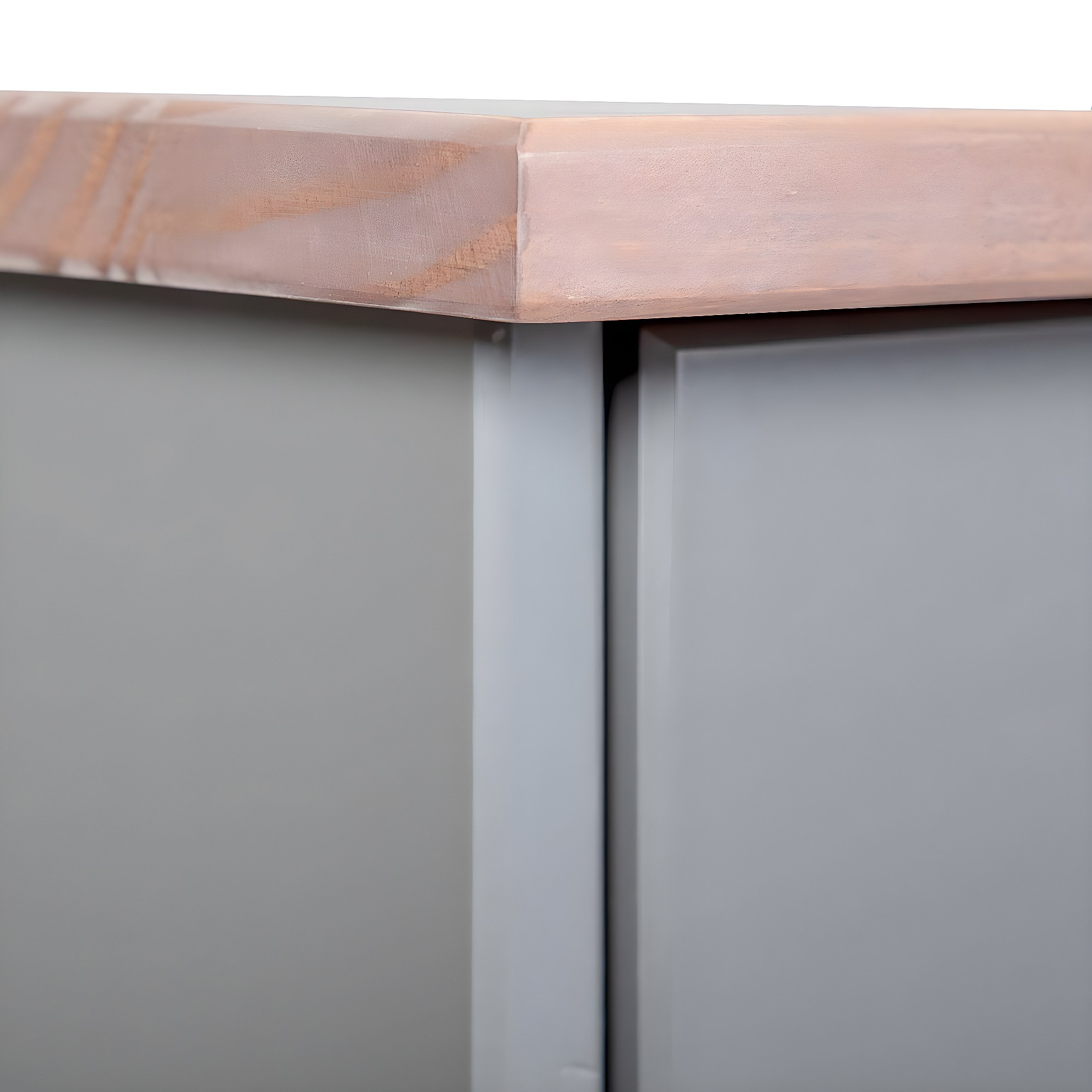 MELINA - Pack Buffet 3 Portes + Vitrine Murale Aspect Chêne Artisan