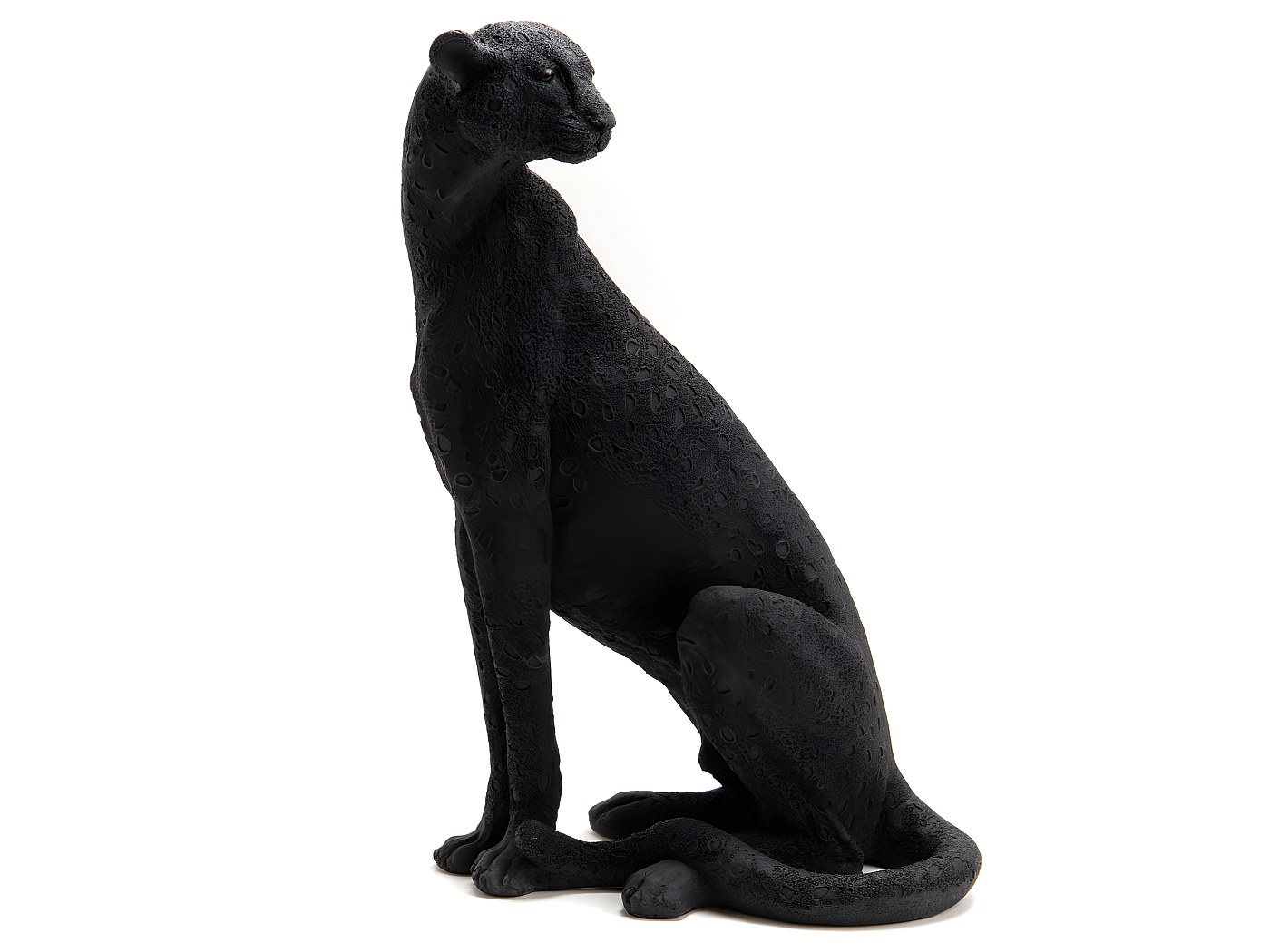 Panthère noire tachetée hauteur 41 cm