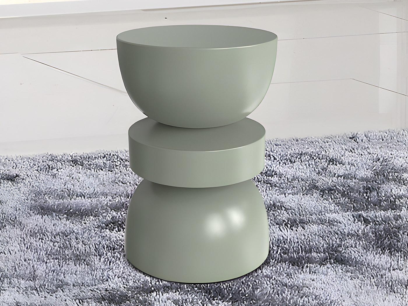 Tavolo supplementare in Metallo Colore: Kaki TUVAMI