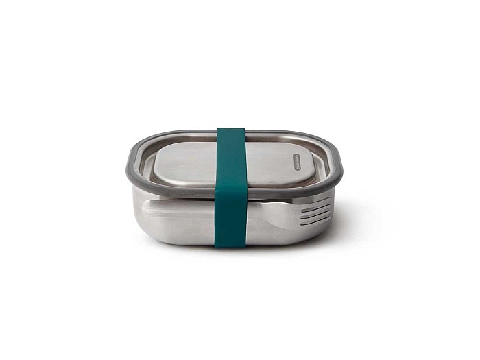 Mini Lunch box acier multifonctions bleu Bleu Black and Blum