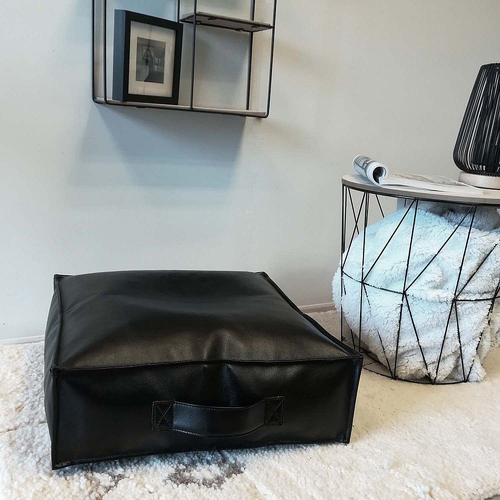 Pouf de sol en polyuréthane Spencer