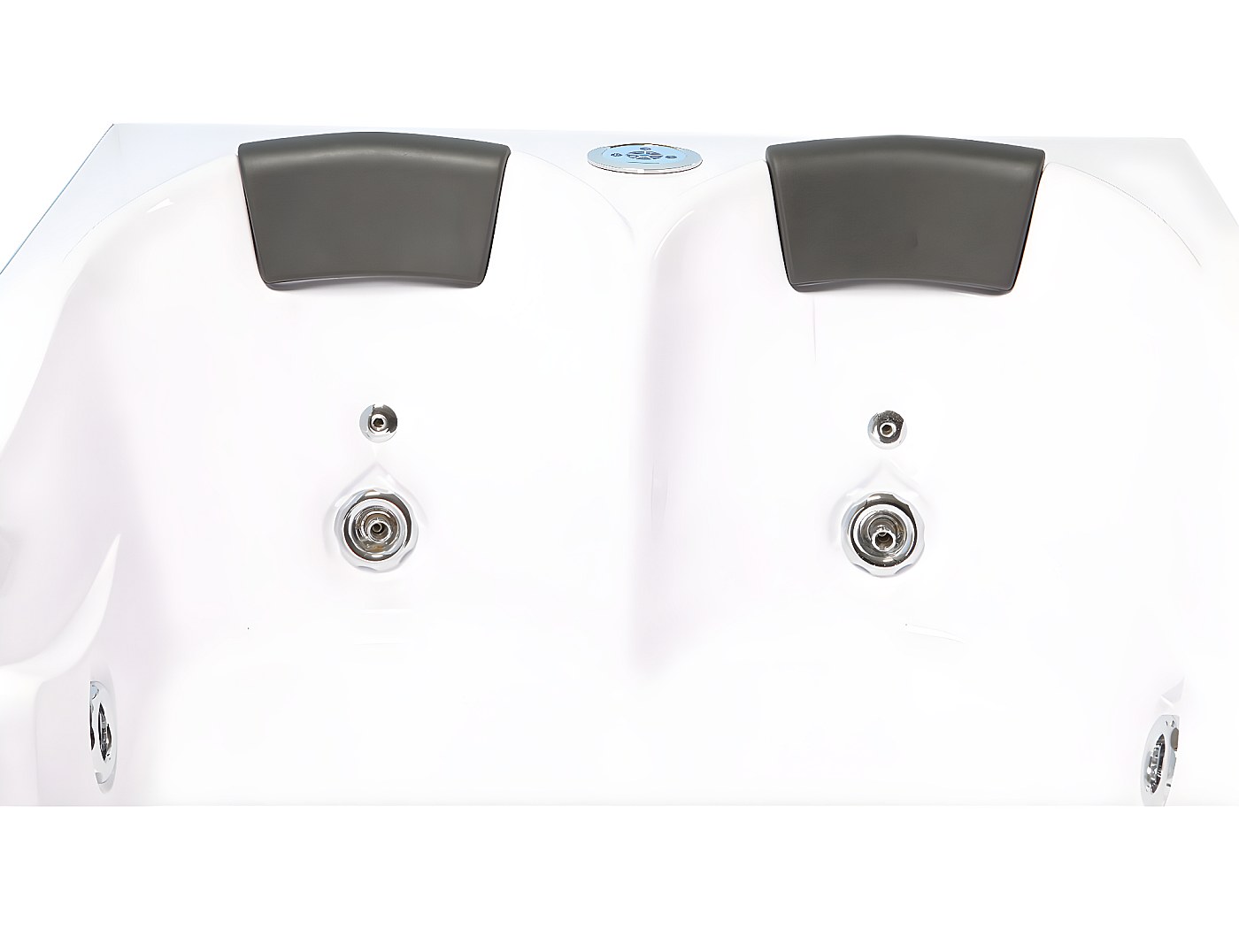 Baignoire Balnèo blanc 180 X 120 cm Chromothérapie 8 jets – Poppy