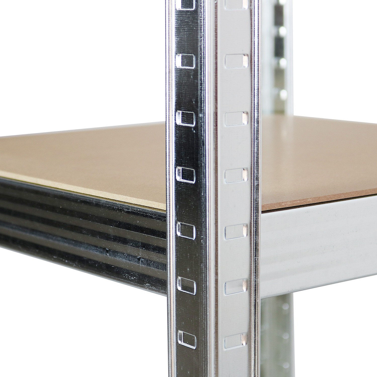 Rayonnage modulaire avec 5 étagères réglables 180x40x40cm 175Kg O91