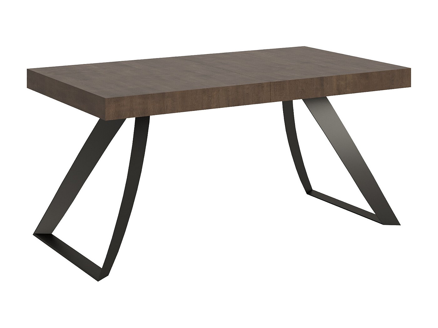 Table Proxy Extensible Dessus Noyer 90x160 Allongée 420 cadre Anthracite