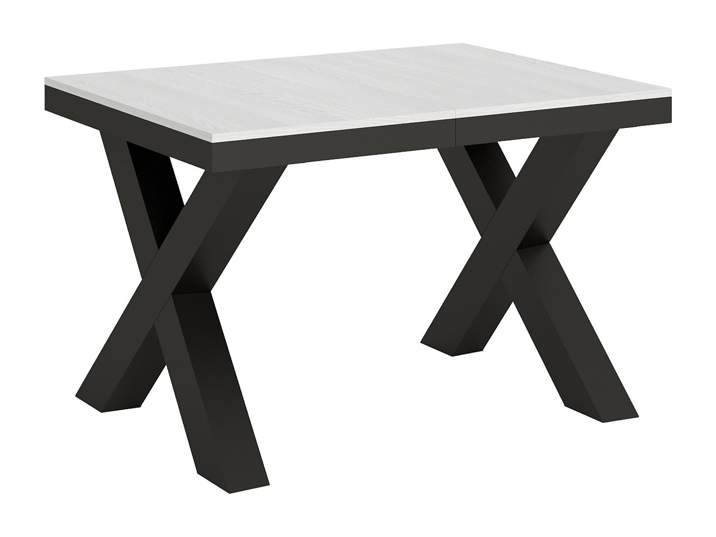 Table Traffic Evolution Dessus Frêne Blanc 90x120 Allongée 380 cadre ...