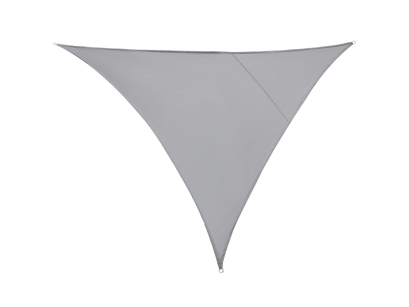 Toldo vela triangular 500x500x0.1cm gris 840-139