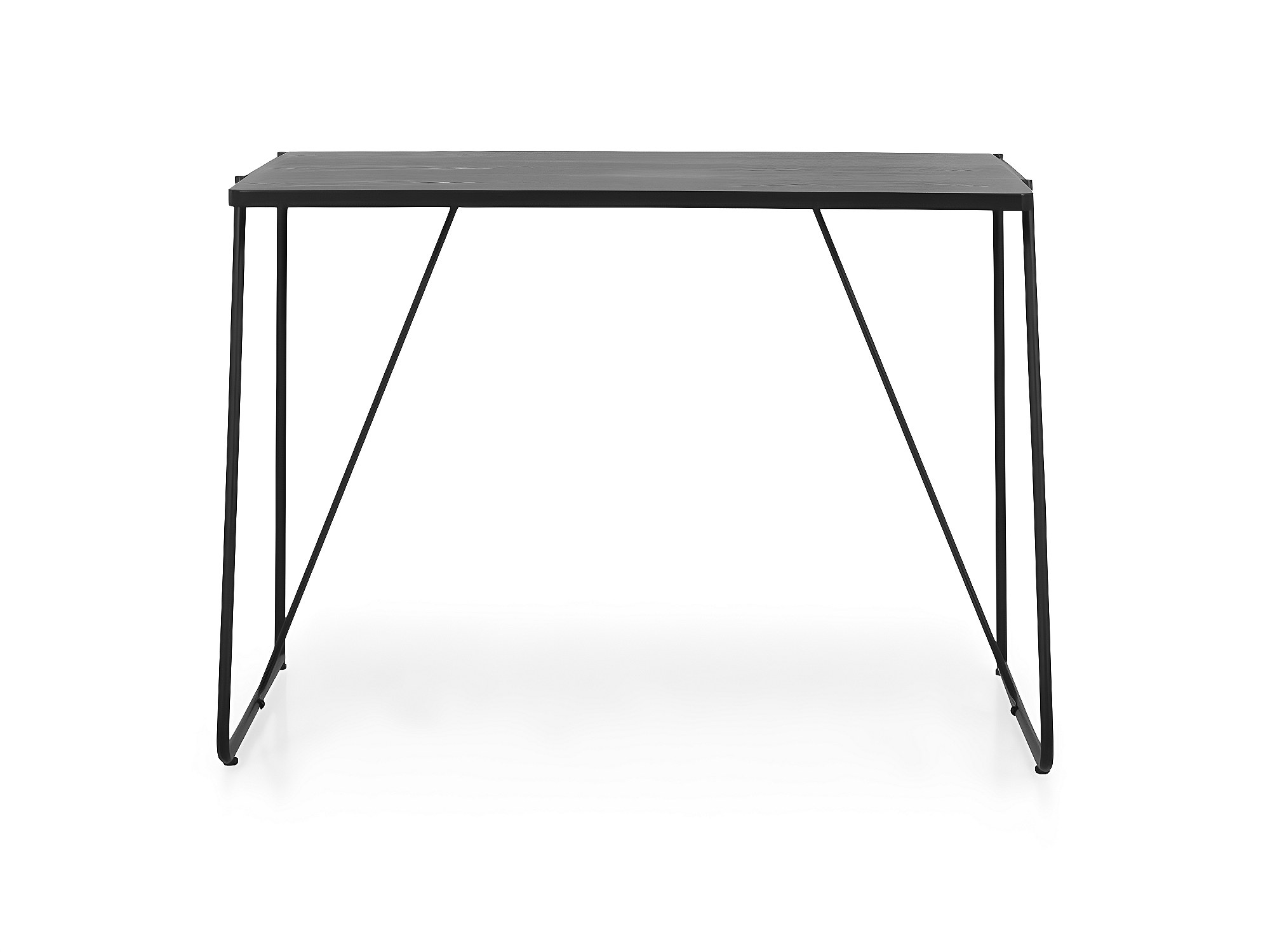 Work - Bureau en bois et métal L100cm - Couleur - Noir