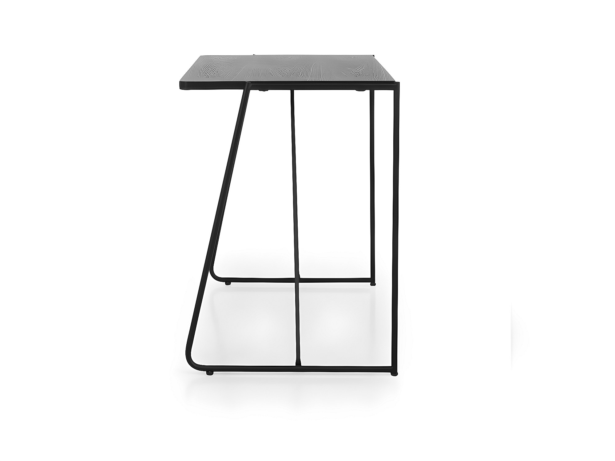 Work - Bureau en bois et métal L100cm - Couleur - Noir