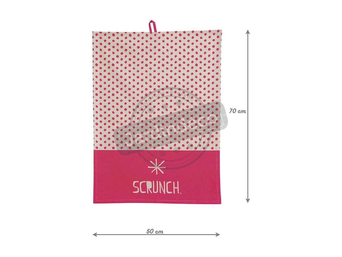 Torchon de cuisine en coton Scrunch (Lot de 6)