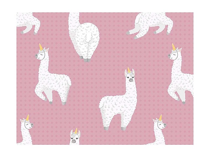 Set de table en vinyle Lama Unitaire