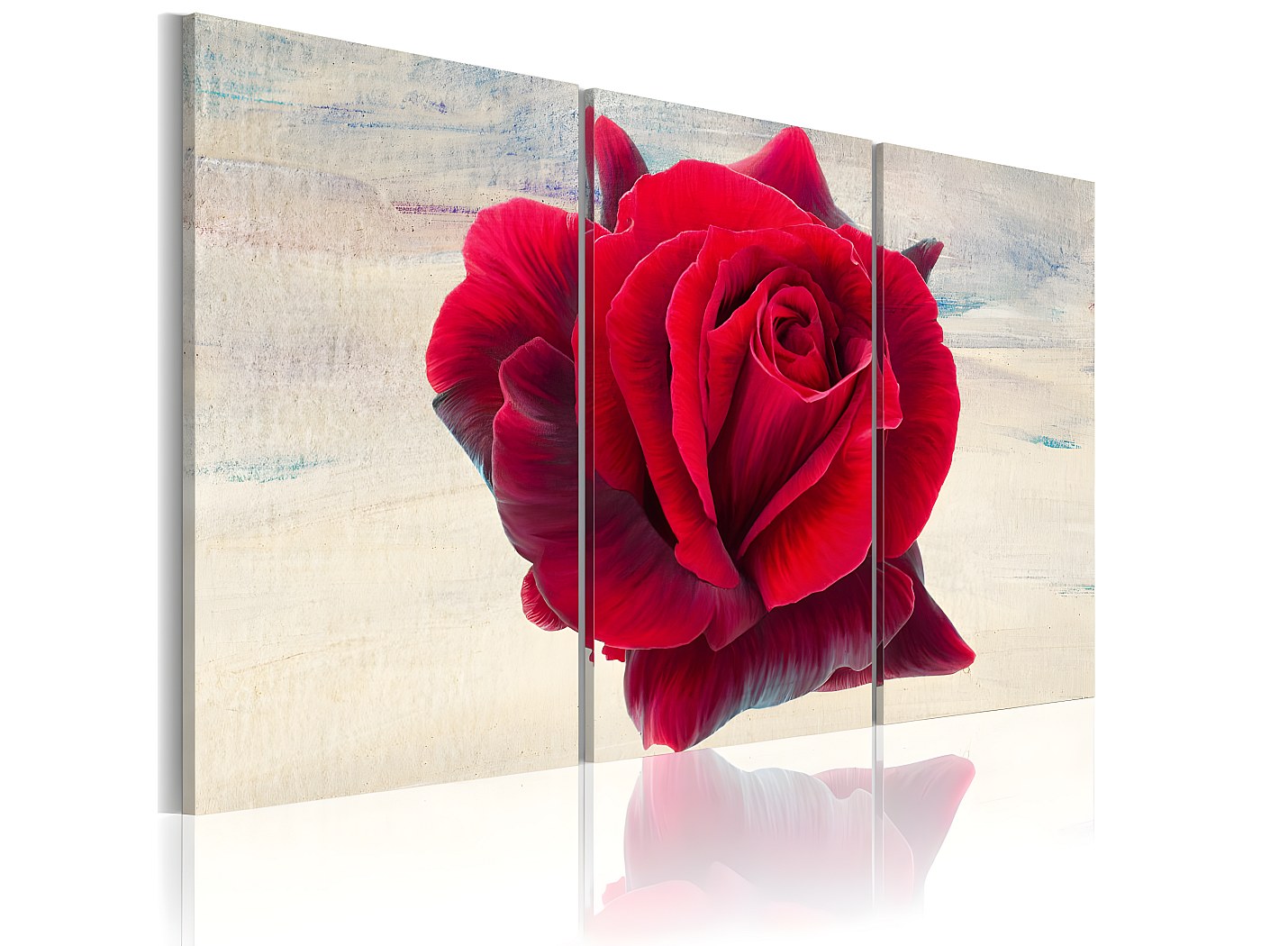 Tableau - Lyrical rose 90x60 cm