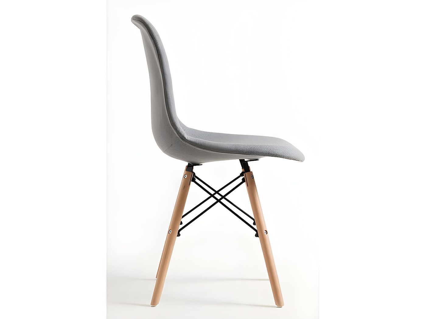 Pack 2 Sillas Tower Tela - Gris