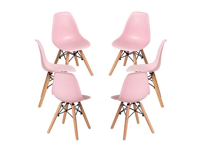 Pack 6 Sillas Tower Kid (Infantil) - Rosa
