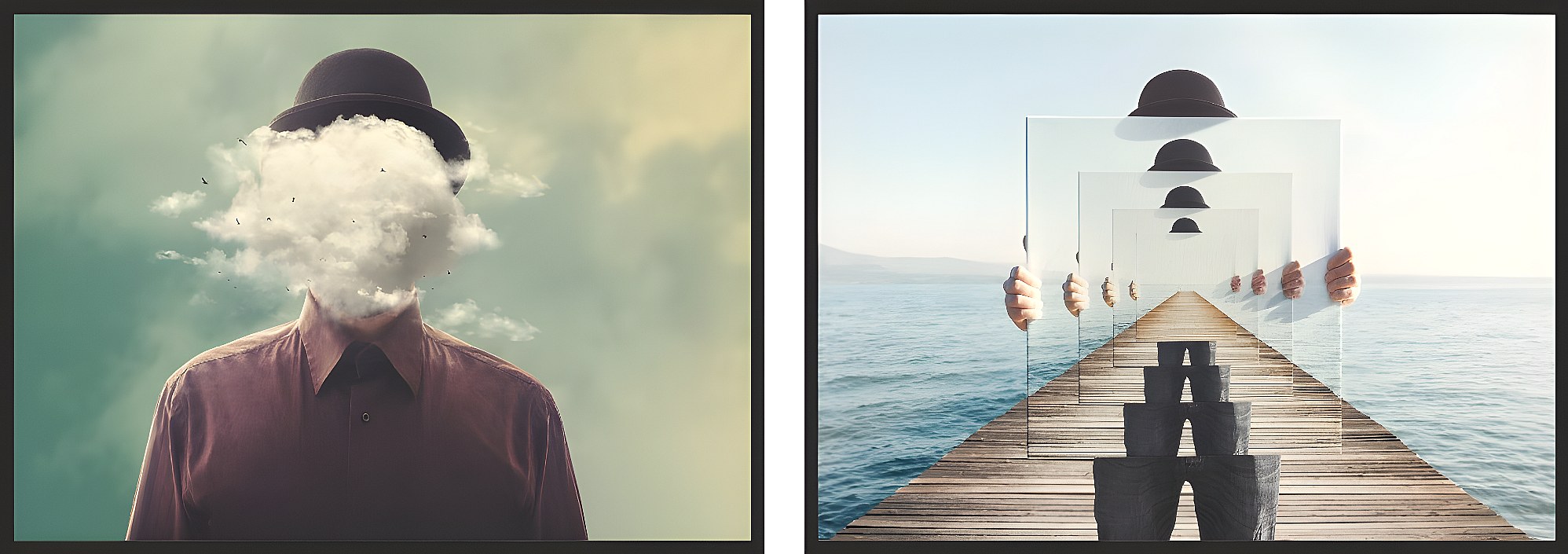 Tableau Portrait - Multicolore - 128x1,2x42 cm - Homemania