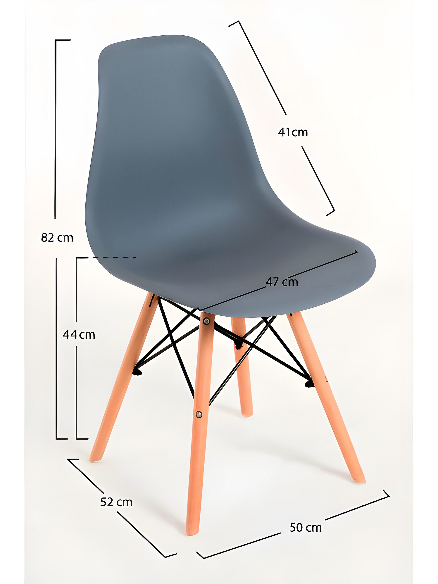 Silla Tower Basic - Gris oscuro