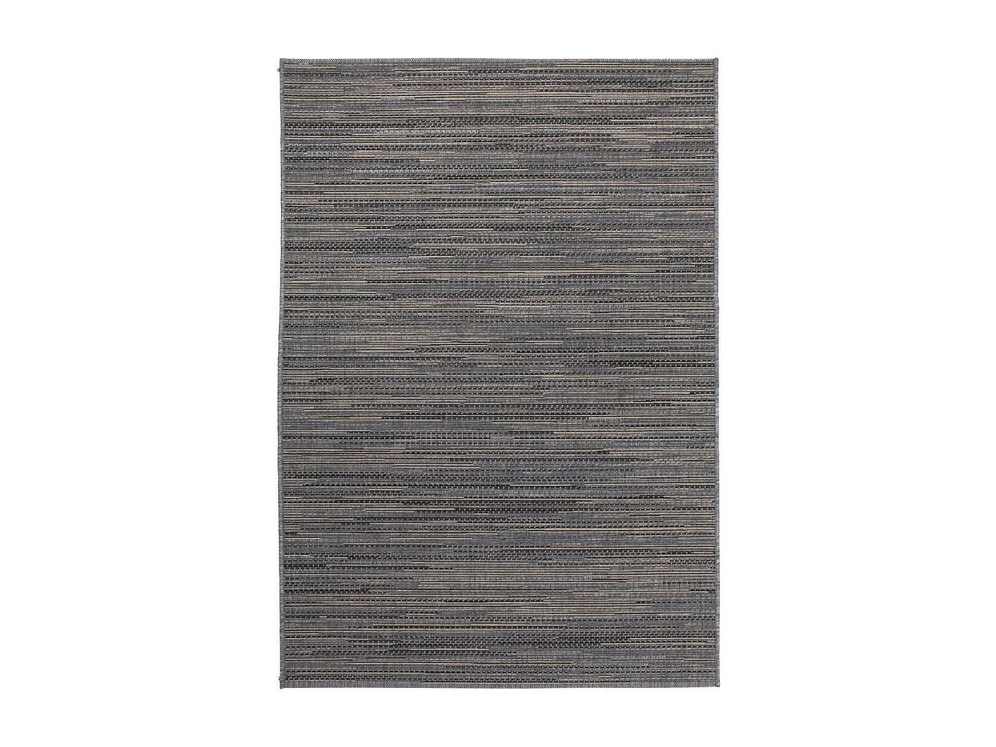 Tapis en Osier à Poils Courts "Bali" Gris 200 x 290 cm