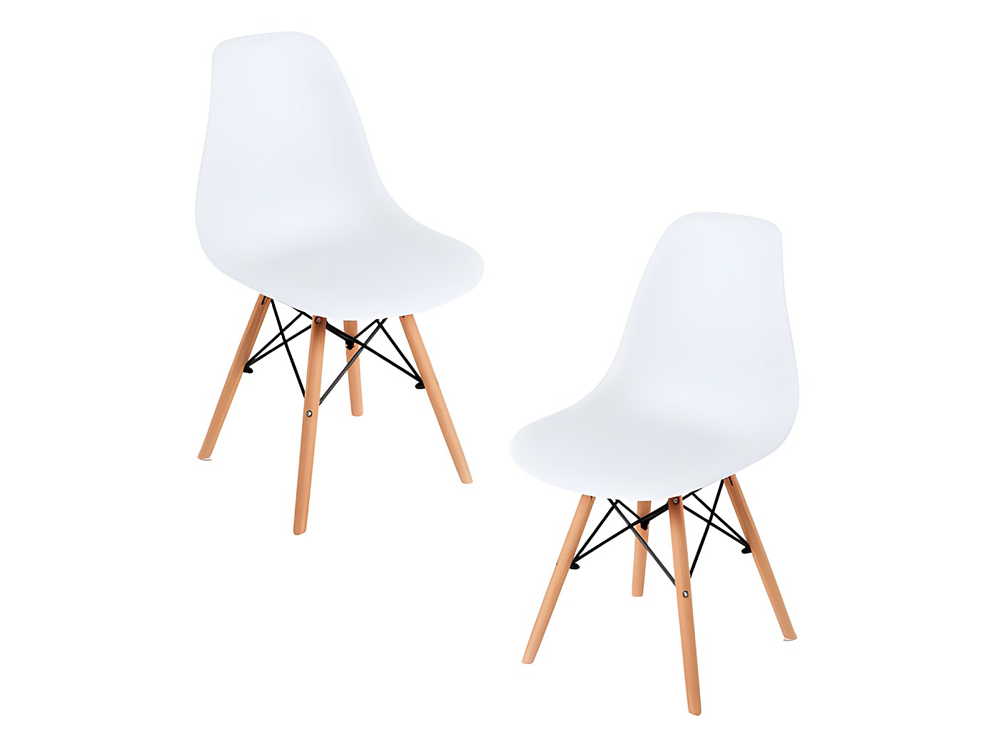 Pack 2 Sillas Tower Basic - Blanco