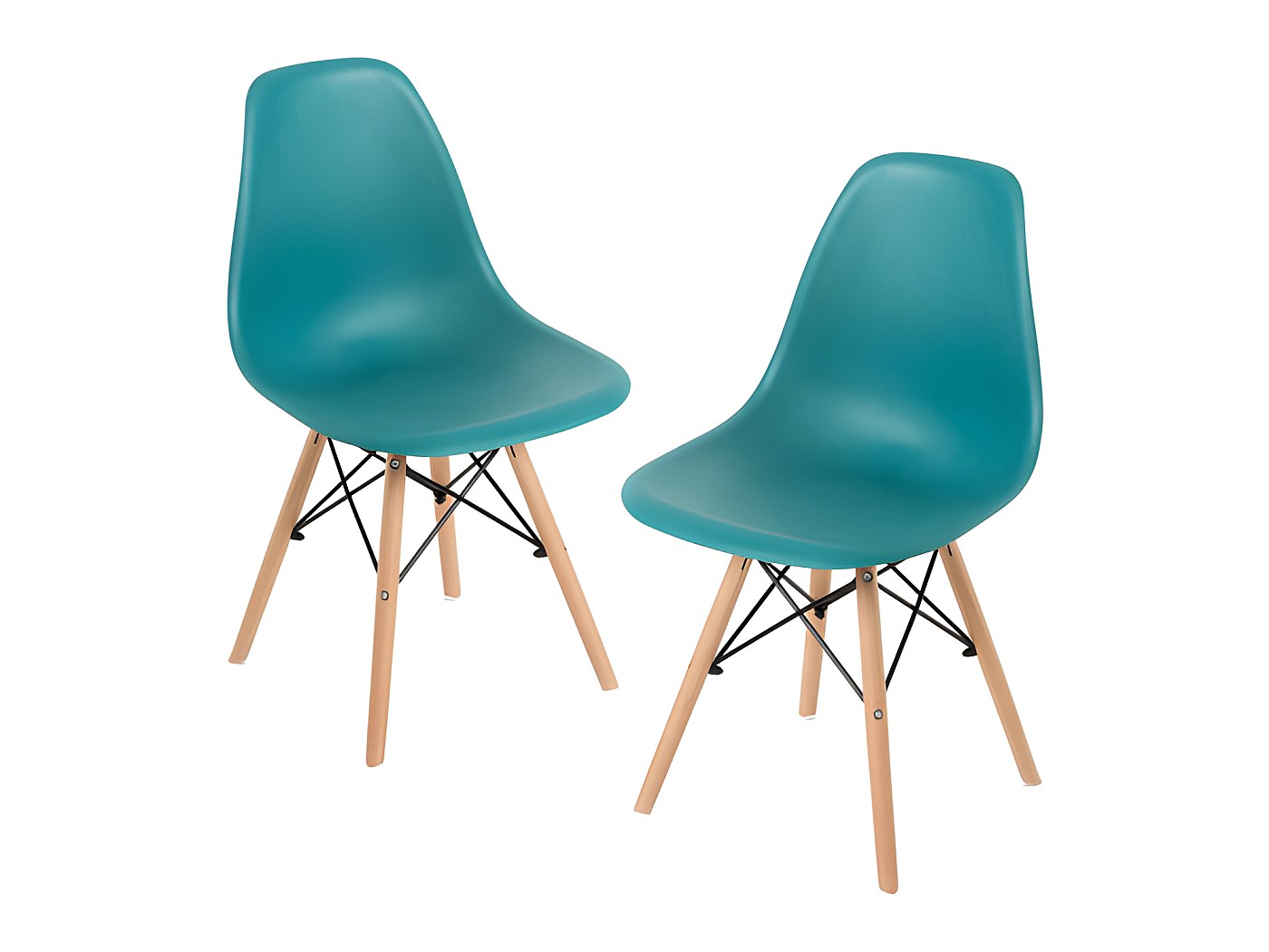 Pack 2 Sillas Tower Basic - Verde azulado